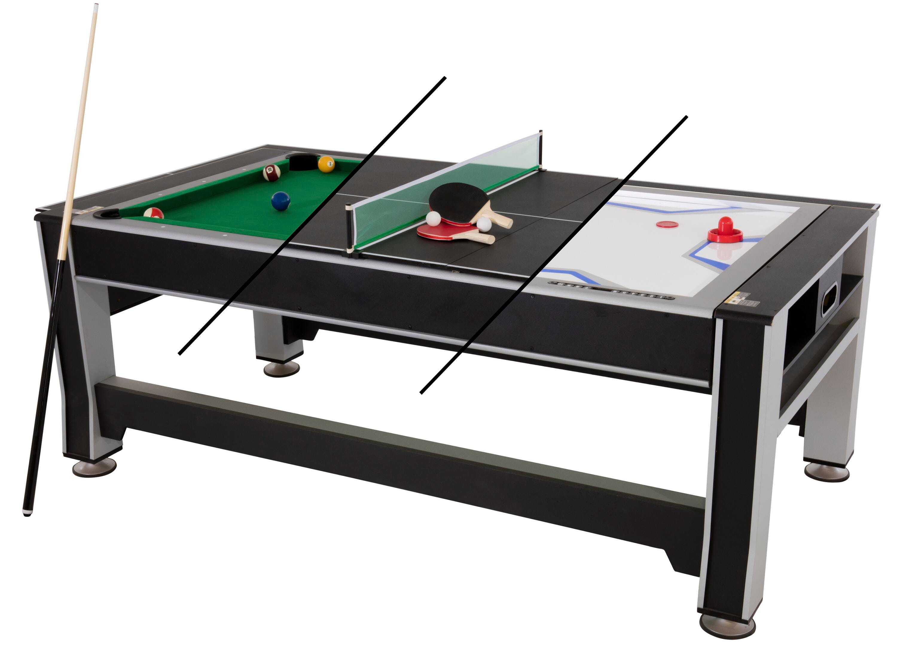 Triumph 3 in 1 Ping Pong Pool and Air Hockey Gaming Table 7 Feet